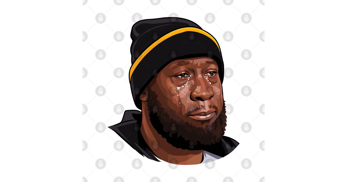 Steelers Mike Tomlin Crying Meme Face - Steelers - T-Shirt | TeePublic