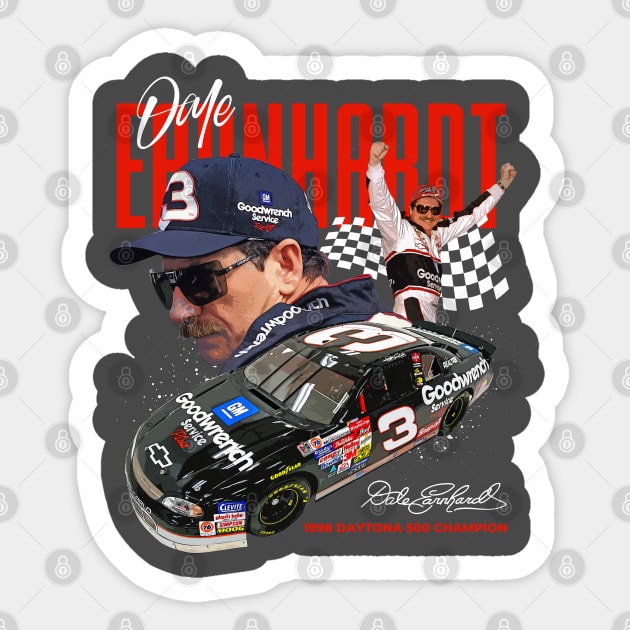 Dale Earnhardt - Dale Earnhardt Nascar - Sticker | TeePublic