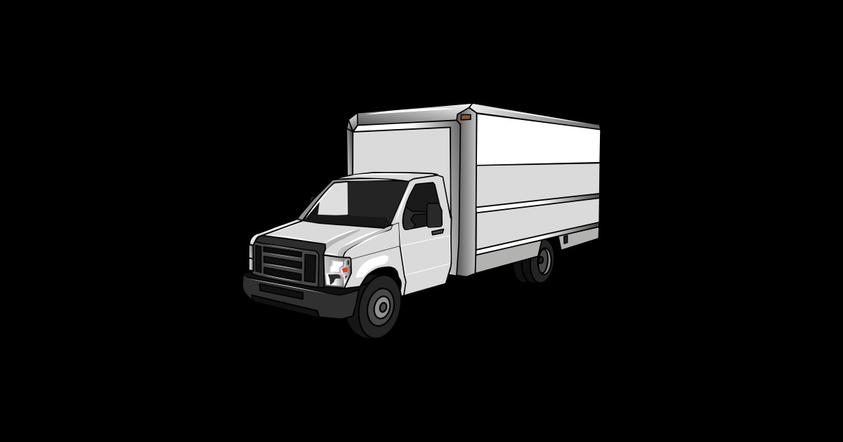 Box truck cartoon illustration - Box Truck Cartoon Illustration ...