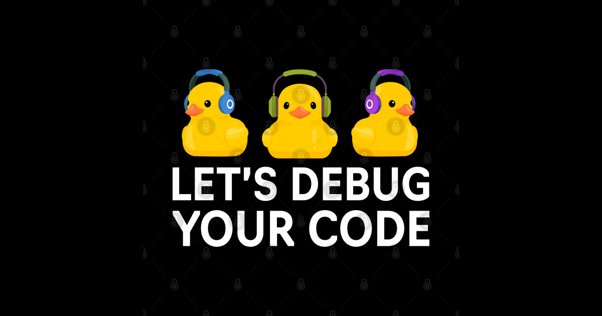 LET'S DEBUG YOUR CODE RUBBER DUCKIES WITH HEADPHONES V2 - Software ...