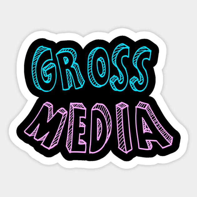 Gross & Fun Shirt - Cartoons - Sticker | TeePublic