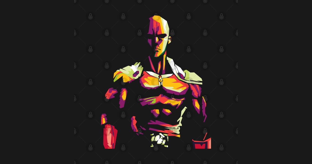 saitama wpap - Saitama - T-Shirt | TeePublic