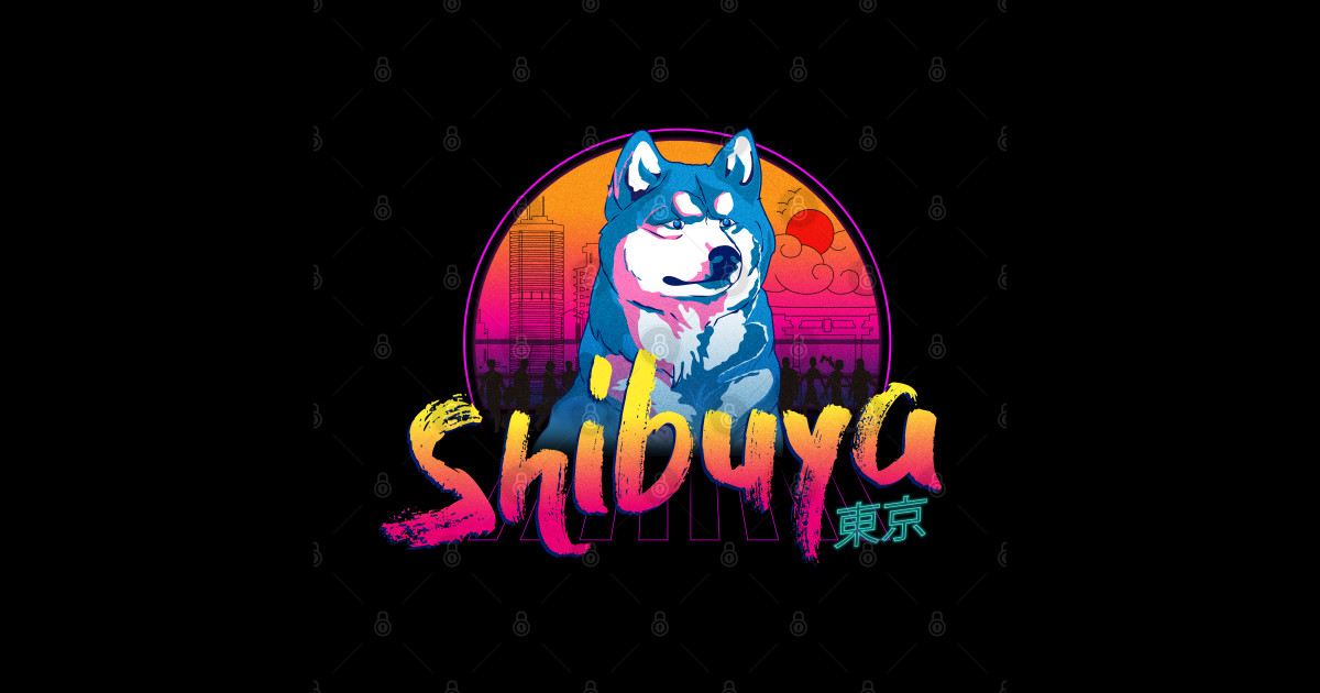 Hachiko Shibuya - Japanese - Sticker | TeePublic