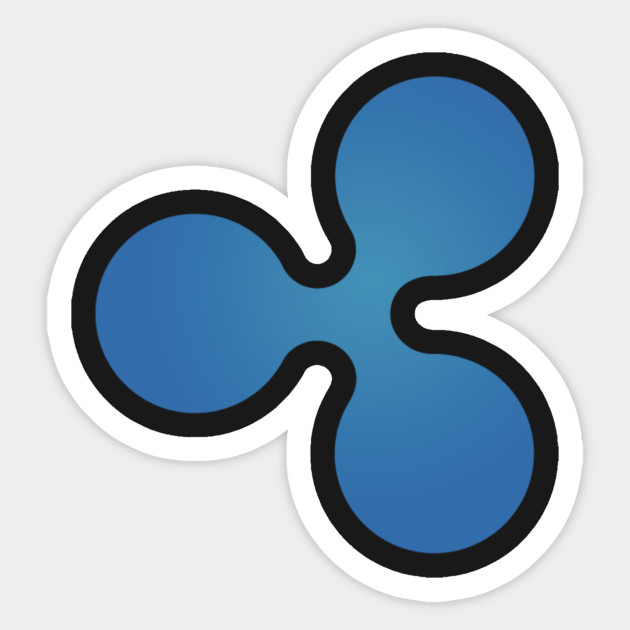 Ripple (XRP) Coin - Ripple - Sticker | TeePublic