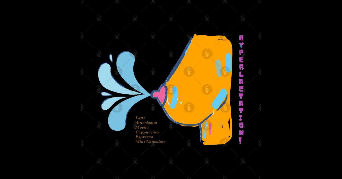 Hyperlactation - Hyperlactation - Sticker | TeePublic