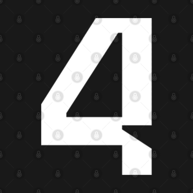 Lando Norris 4 - 2023 Racing Number - White - Lando Norris - T-Shirt ...