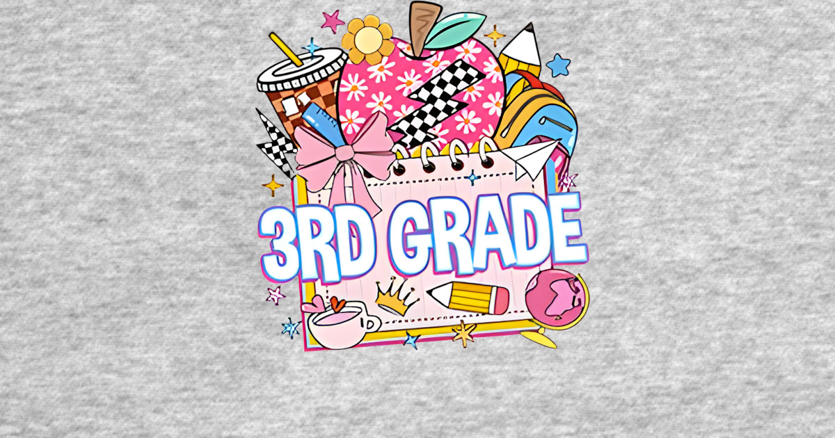 Retro Back to School Bundle, 3rd Grade, First Day of School, School ...