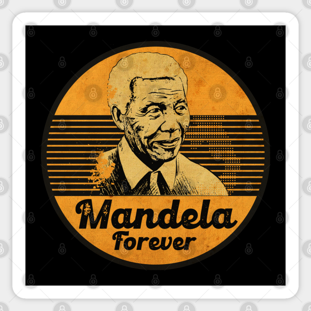 Mandela Vintage Propaganda - Nelson Mandela - Sticker | TeePublic