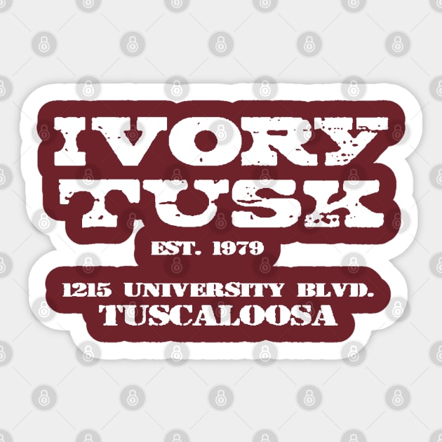 THE IVORY TUSK - Alabama - Sticker | TeePublic