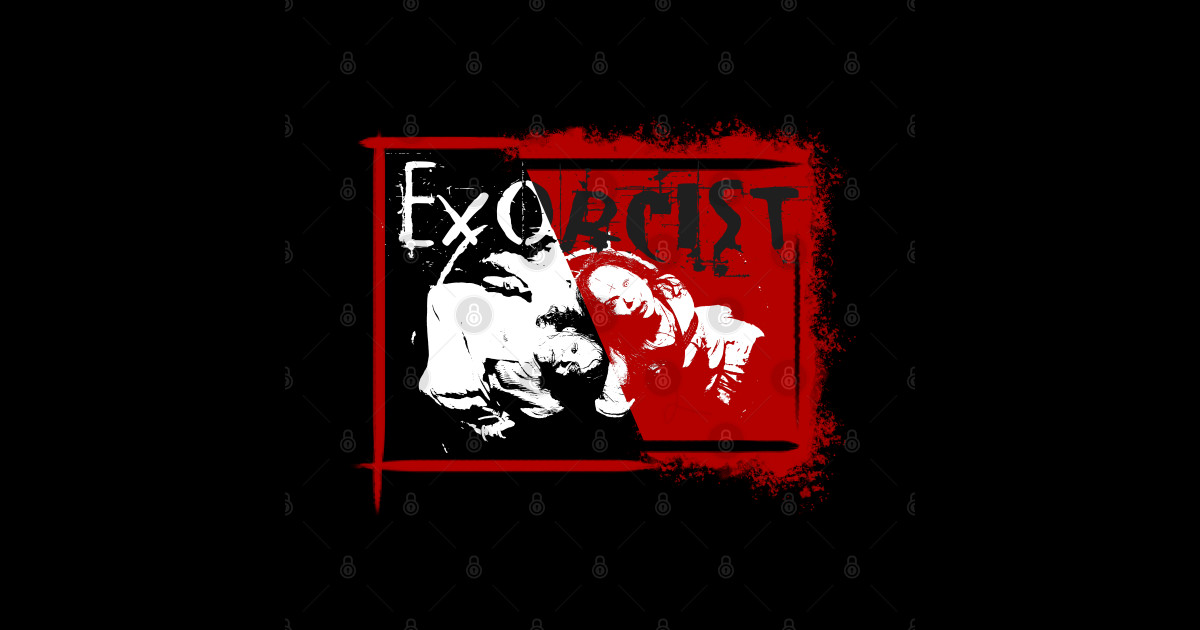 exorcist movie graphic design - Exorcist - Sticker | TeePublic