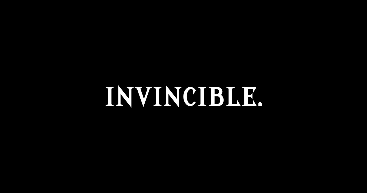 Invincible. - Invincible - Sticker | TeePublic