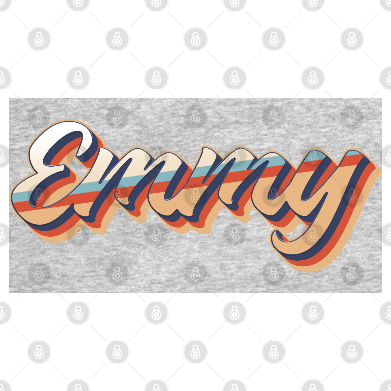 Emmy name - cool 70s retro font surf style design - Emmy Name Cool 70s ...