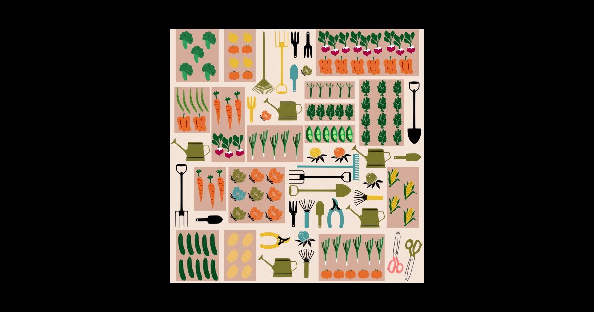 Cute Garden Plot - Garden Plot - Sticker | TeePublic