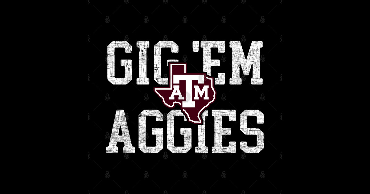 Gig Em Texas Aggies - Texas Am - Sticker | TeePublic Gig Em Texas Aggies - Texas Am - Sticker | TeePublic