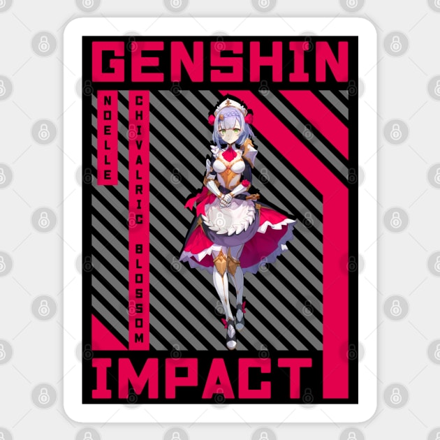 Noelle | Genshin Impact - Genshin Impact - Sticker | TeePublic