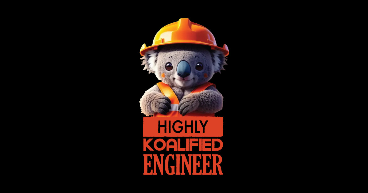 Just a Highly Koalified Engineer Koala 2 - Koala - Hat | TeePublic
