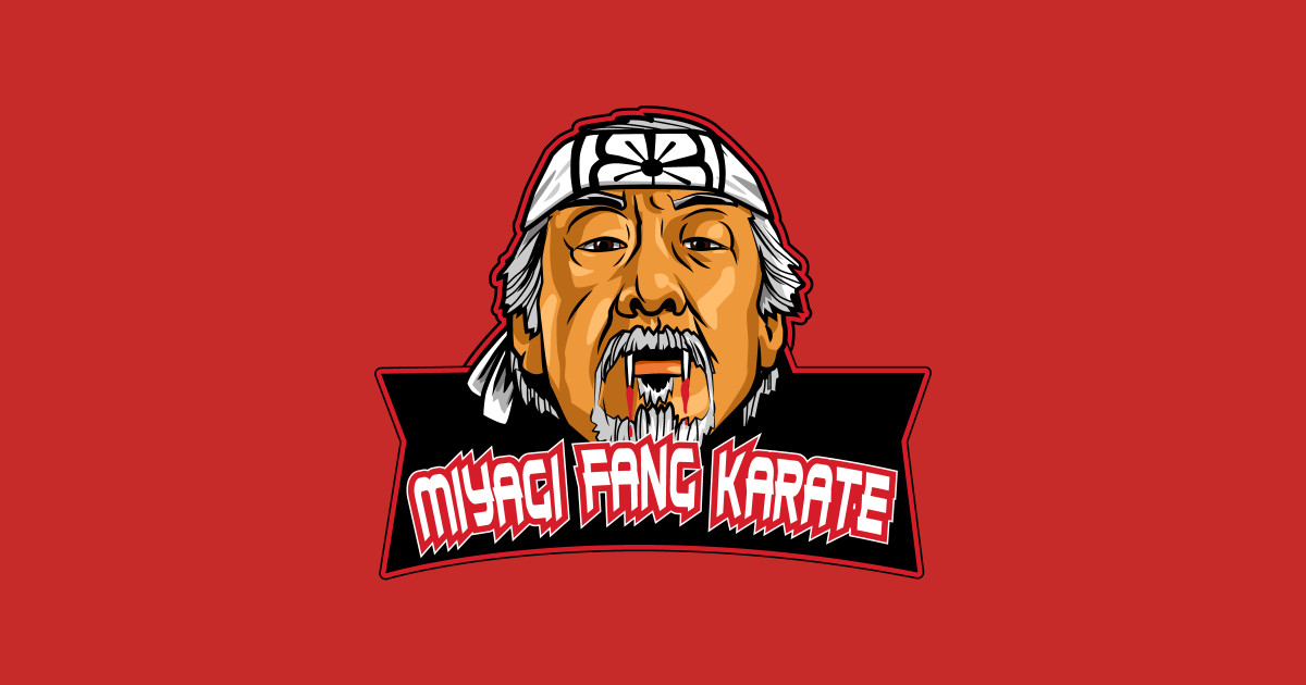 Miyagi Fang Karate - Mr Miyagi - Sticker | TeePublic