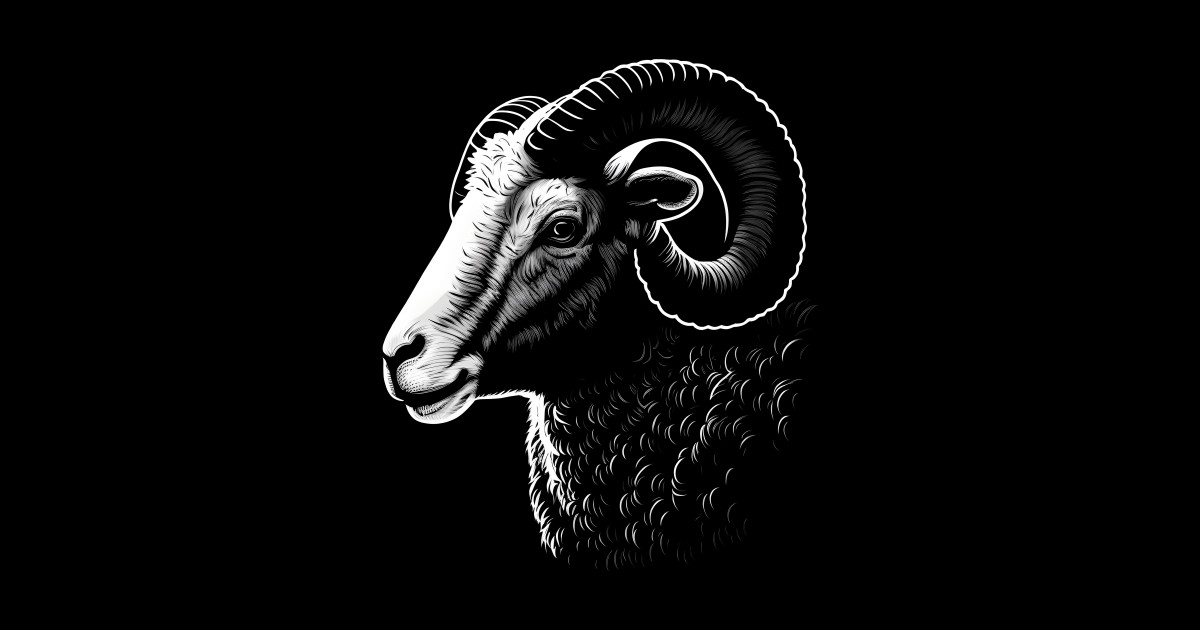 Sheep Head - Sheep - Sticker | TeePublic