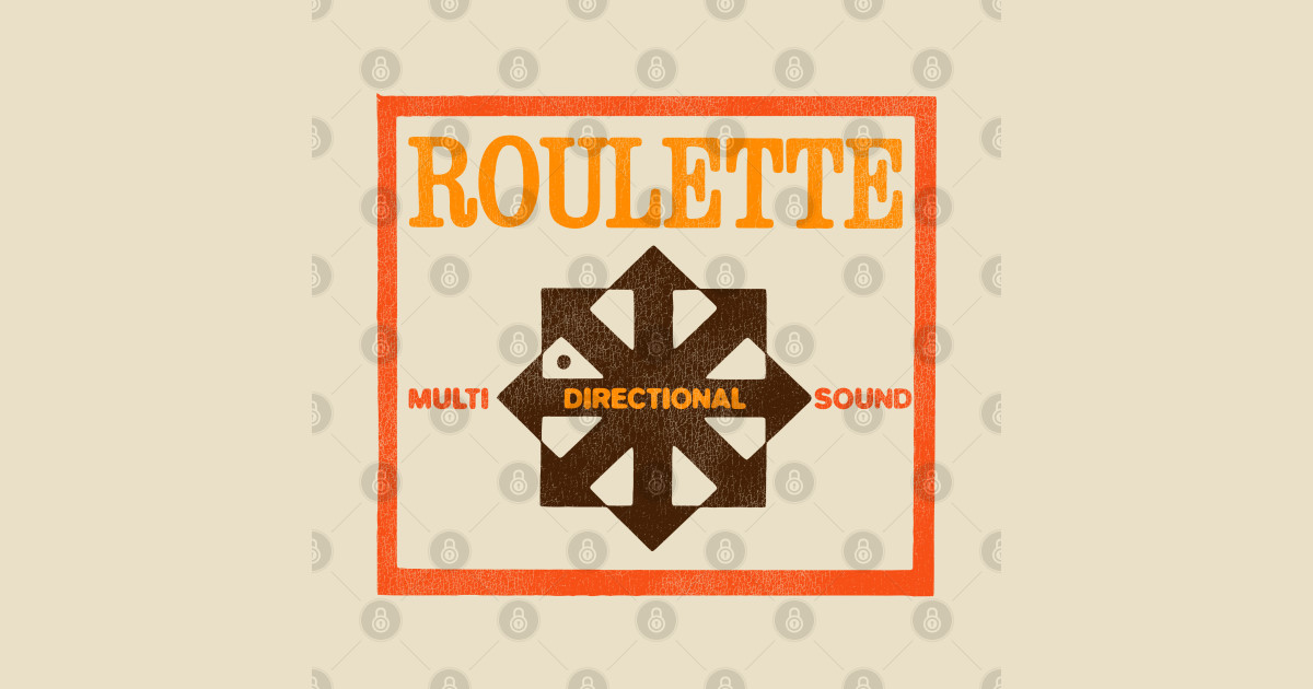 ROULETTE RECORDS // Defunct Music Label - Records - T-Shirt | TeePublic
