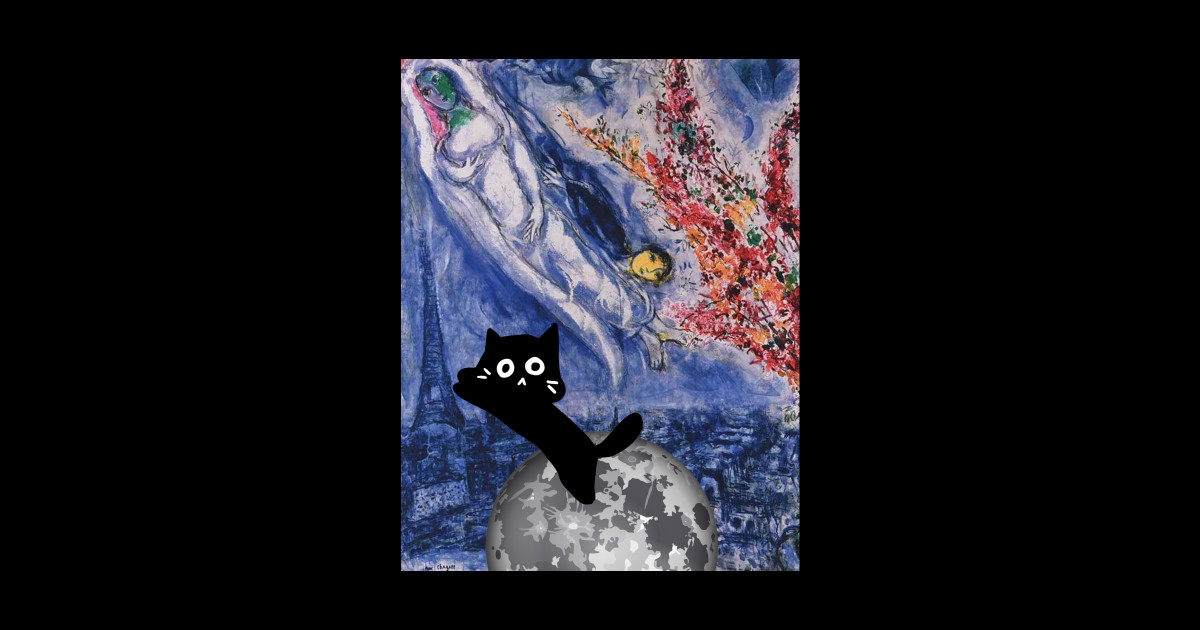 Marc Chagall and Cats - Marc Chagall - Sticker | TeePublic