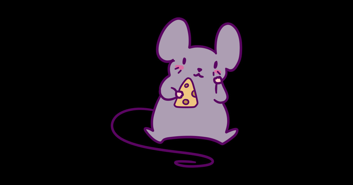 Cheese Mouse - Mouse - Sticker | TeePublic