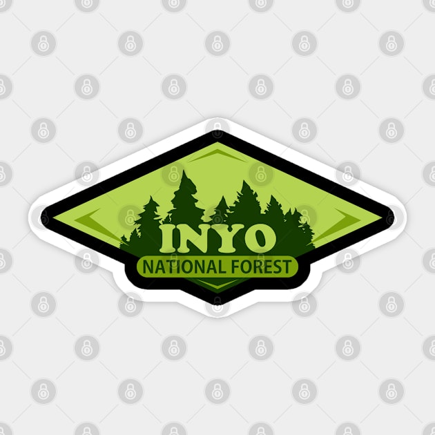 Inyo National Forest - Inyo National Forest - Sticker | TeePublic