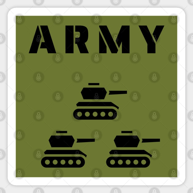 Military Army Tanks - Tanks - Sticker | TeePublic