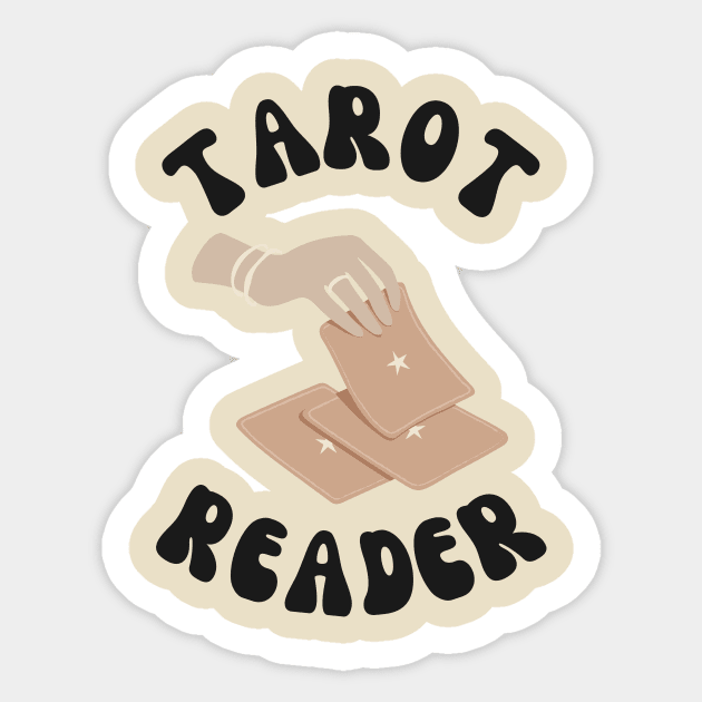 Tarot Reader - Tarot Card Reader - Sticker | TeePublic