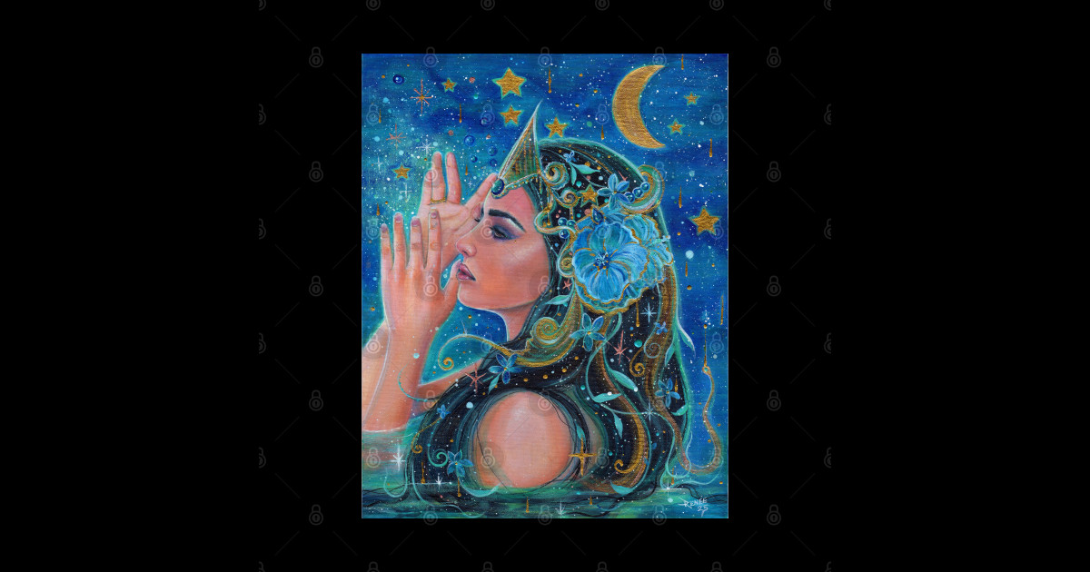 Clio Nereid greek mythology sea goddess mermaid - Mermaid - Sticker ...