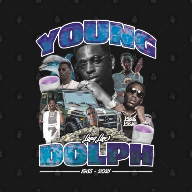 Long Live Dolph Throwback - Young Dolph - T-Shirt | TeePublic