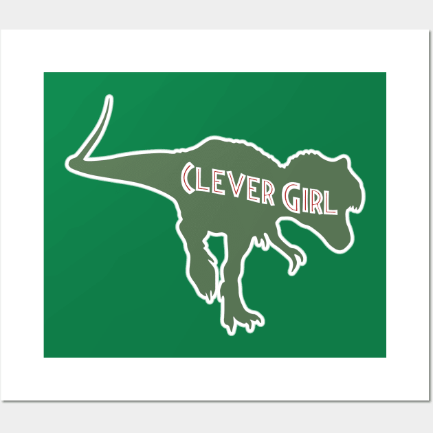 Velociraptor Clever Girl Raptor Jurassic Dinosaur - Raptor - Posters ...