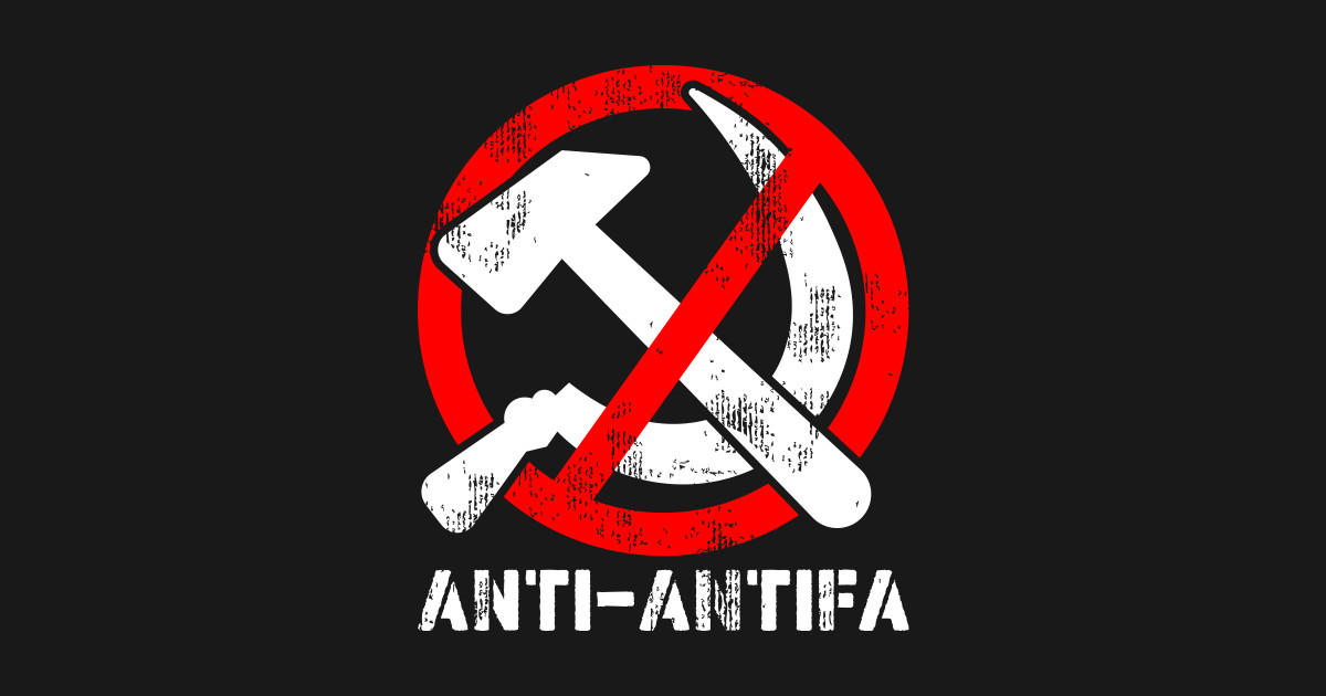 Anti Antifa Against Antifa - Antifa - Sticker | TeePublic