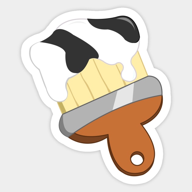 Paintbrush - Painting - Sticker | TeePublic