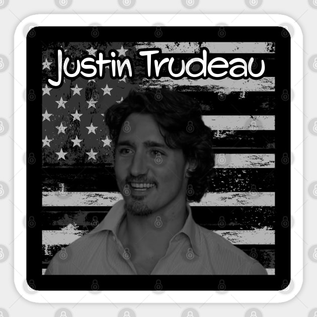 Justin Trudeau / Politics Style - Justin Trudeau - Sticker | TeePublic