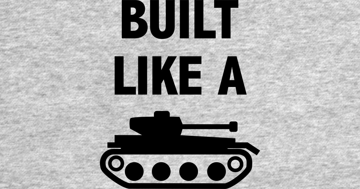 Built like a tank t-shirt - Female Bodybuilder - T-Shirt | TeePublic