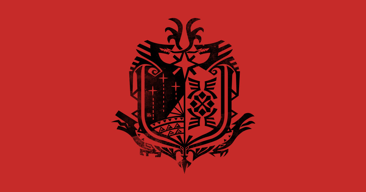 [MONSTER HUNTER WORLD] MAIN CREST ver. 2 - Monster Hunter - T-Shirt ...