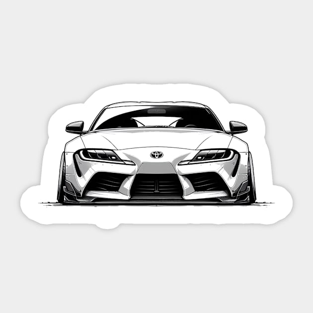 WideBody Toyota Supra MK5 - Toyota Supra Mk5 - Sticker | TeePublic