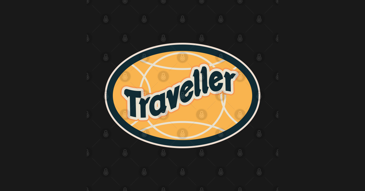 Retro Traveder Badge - Vintage backpacker Sticker - Classic Travel ...