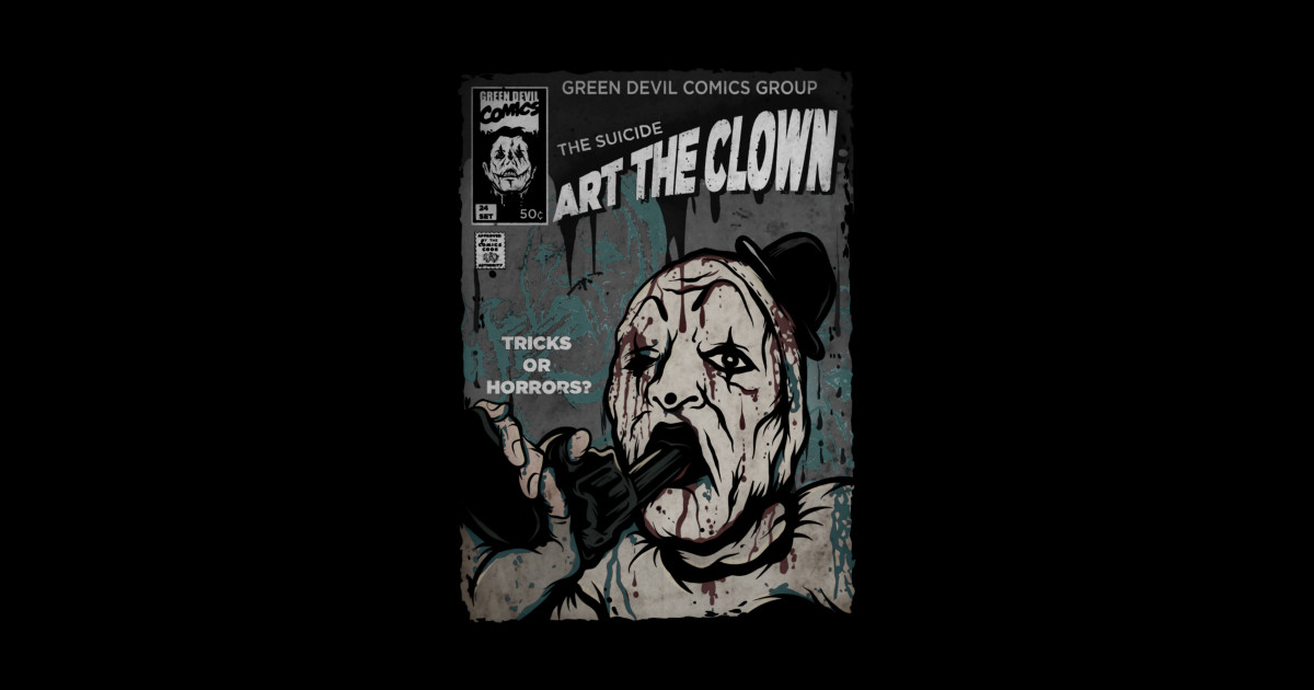 Art the clown comic - Clown - T-Shirt | TeePublic