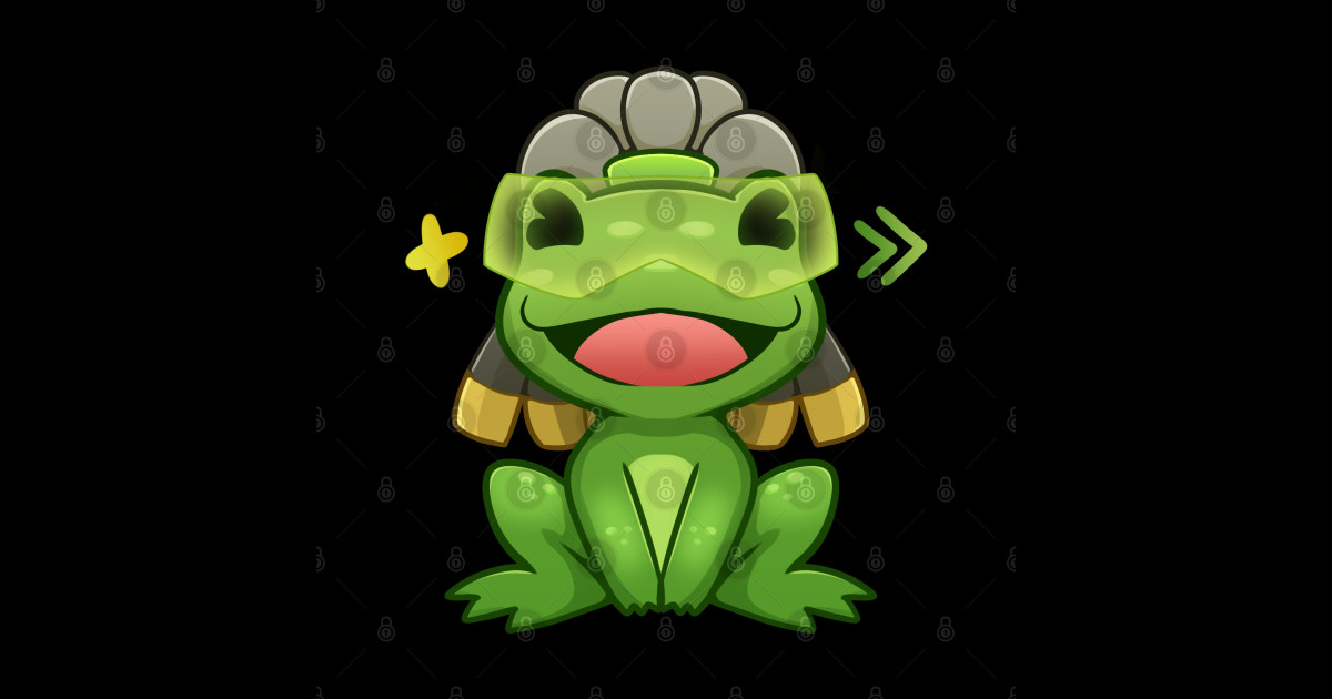 The Frog King of Ilios - Lucio Frog - Sticker | TeePublic