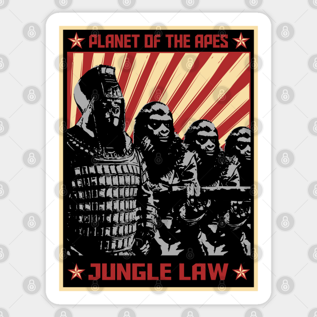 PLANET OF THE APES PROPAGANDA POSTER - Kerzzilla Science Fiction Apes ...