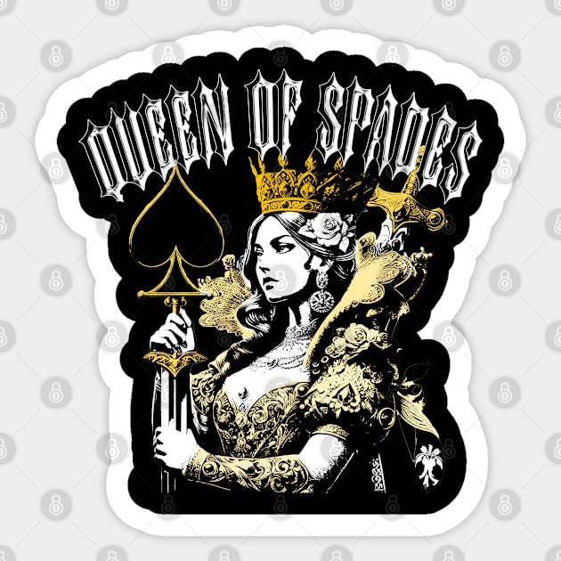 Queen of Spades - Queen Of Spades - Sticker | TeePublic