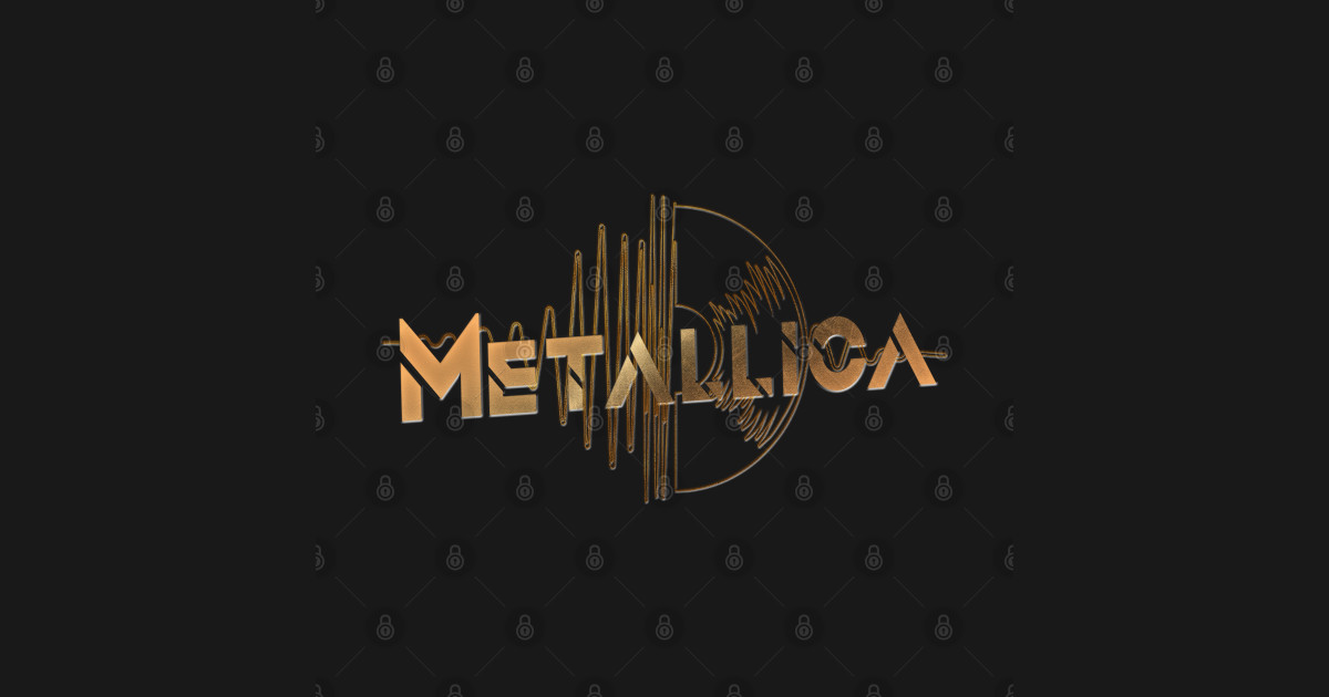 Metallica Gold - Metallica - T-Shirt | TeePublic