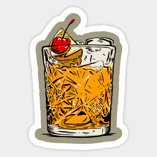 Old Fashioned - Old Fashioned - Sticker | TeePublic