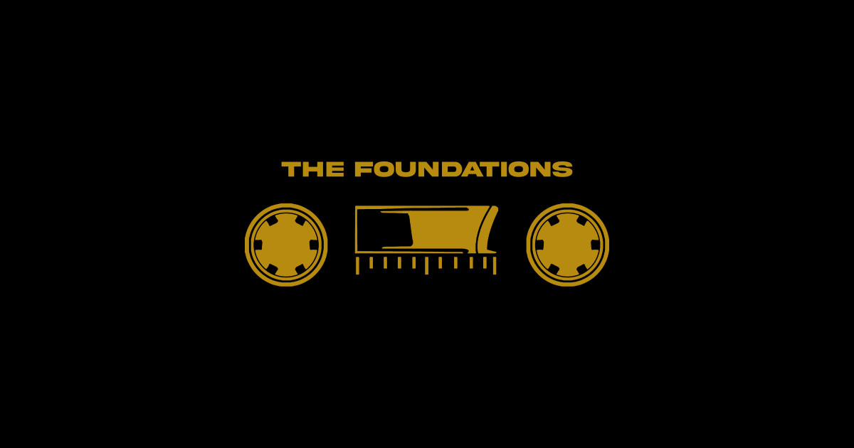 60s cassette with text The Foundations - The Foundations - Sticker ...