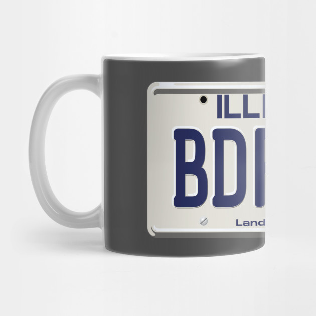 Bluesmobile License Plate BDR529 - The Blues Brothers - Mug | TeePublic