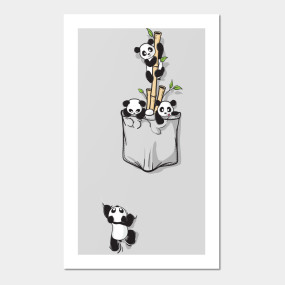 POCKET PANDAS - Pocket Panda - T-Shirt | TeePublic