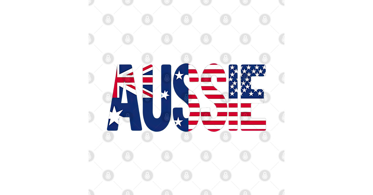 Aussie Pride - Aussie American - T-Shirt | TeePublic