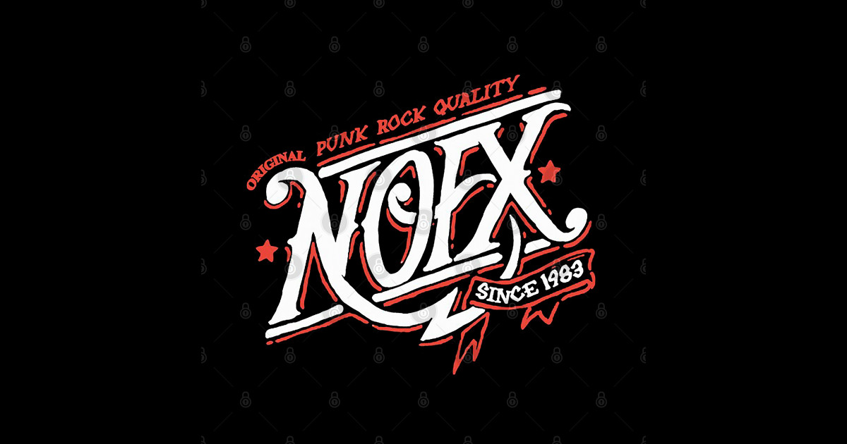 NOFX The Original Punk Rock Band - Nofx - Sticker | TeePublic
