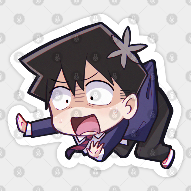 Tadano Hitohito - Komi San Wa Komyushou Desu - Sticker | TeePublic
